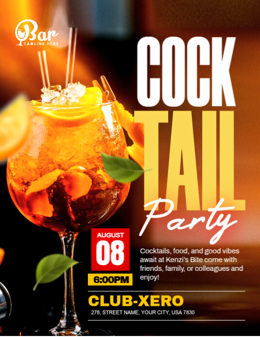 Copy of Bar event flyer | PosterMyWall