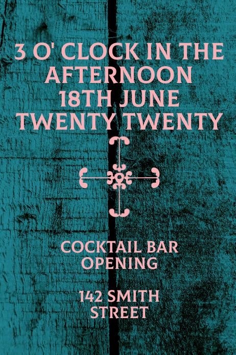 Bar Event Opening Template | PosterMyWall