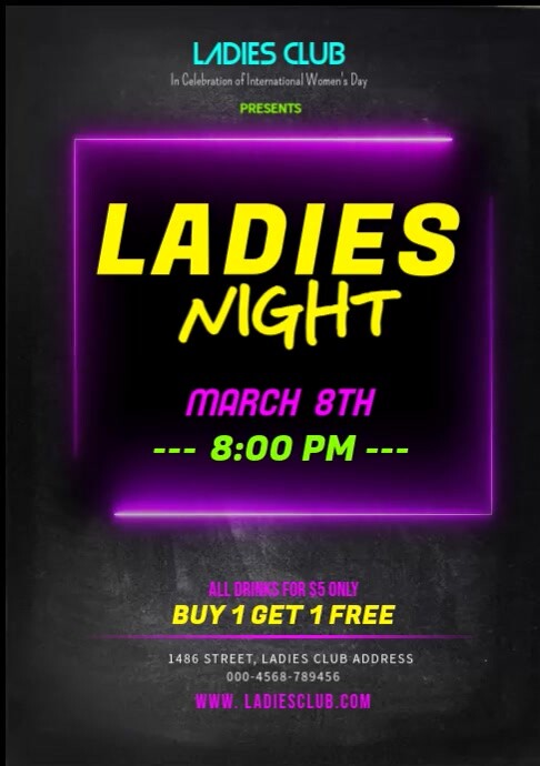 bar flyer a4 Template | PosterMyWall