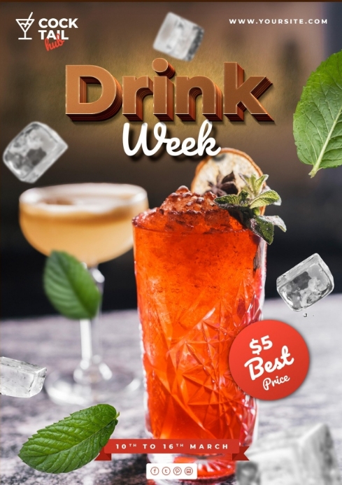 Copy of Bar flyer design | PosterMyWall