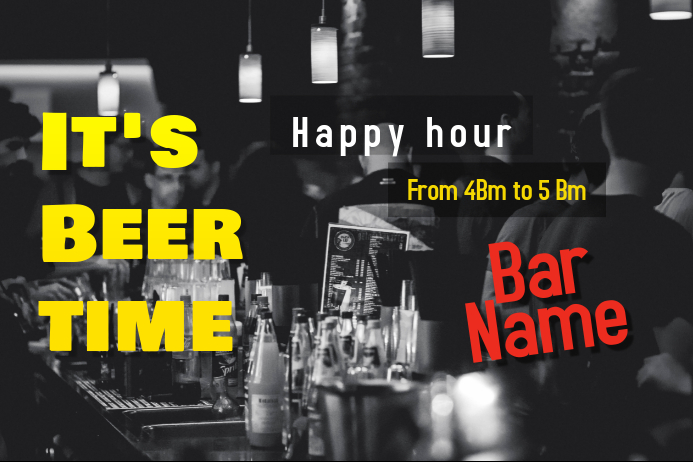 Bar flyer Template | PosterMyWall