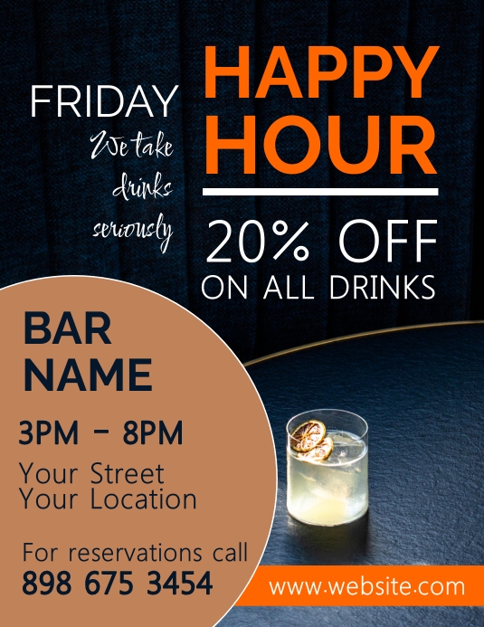 Bar Flyer Template | PosterMyWall