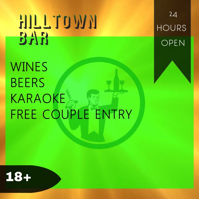 BAR FLYER Template | PosterMyWall