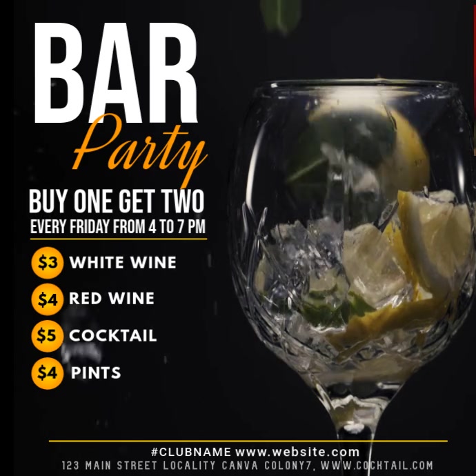 Bar Flyer Template | PosterMyWall