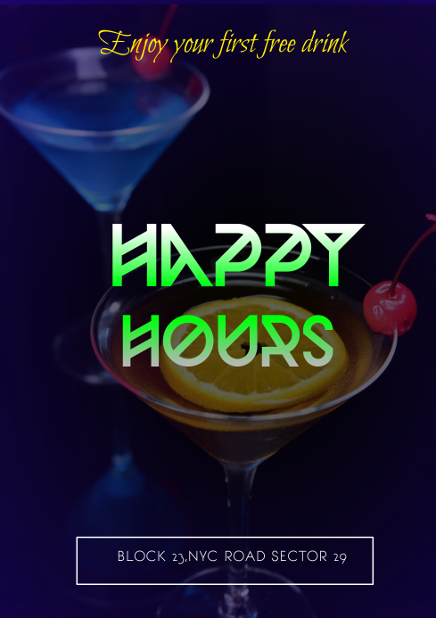 BAR FLYER Template | PosterMyWall