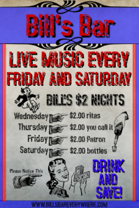 Bar Flyer Template | PosterMyWall