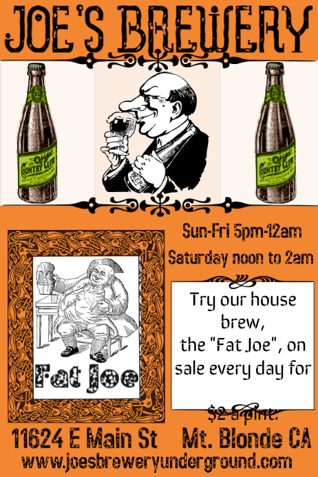 Bar Flyer - Table Announcement Templat | PosterMyWall