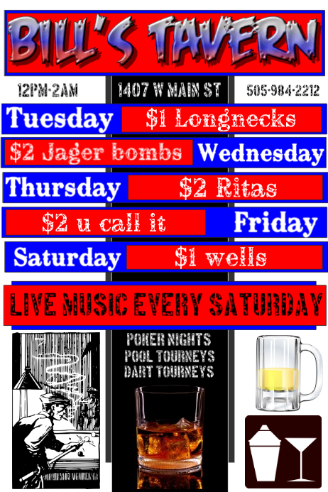 Bar Flyer Template | PosterMyWall