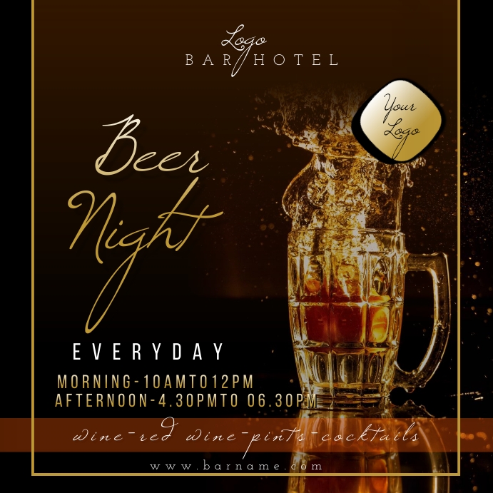 Bar Flyer Templates | PosterMyWall
