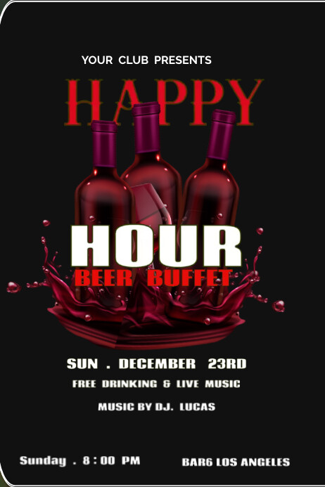 Bar flyers Template | PosterMyWall