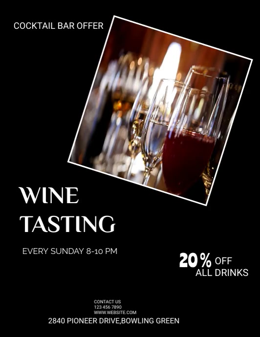 Copy of bar flyers template | PosterMyWall