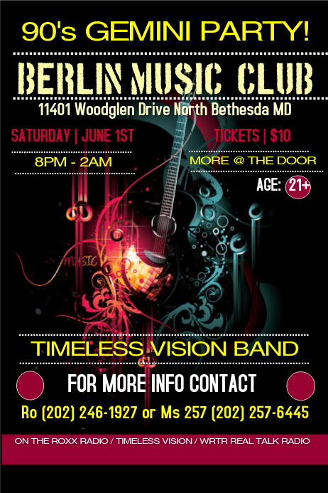 Copy of Concert Poster Template | PosterMyWall