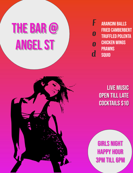 Copy of bar night | PosterMyWall