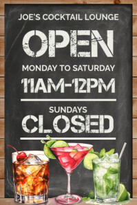 Open Bar Poster