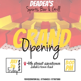 Bar Opening flyer Template | PosterMyWall