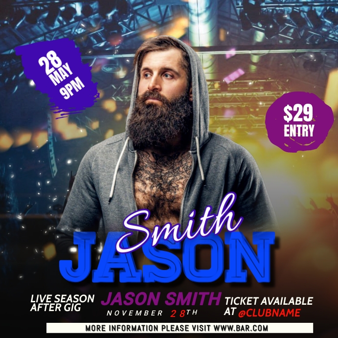 Bar Party Ad Template | PosterMyWall