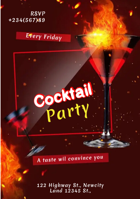 BAR PARTY Template | PosterMyWall