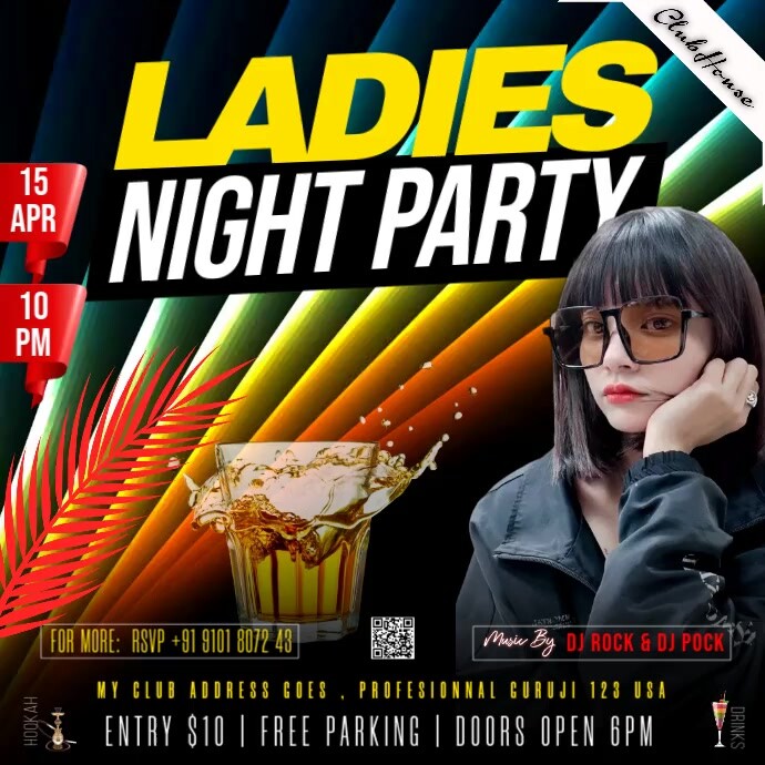 Plantilla de bar party | PosterMyWall