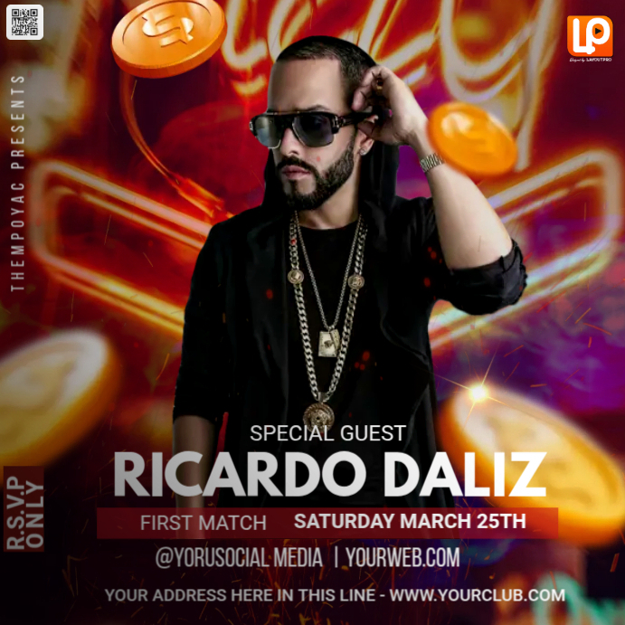 Plantilla de Bar Party Event Flyer | PosterMyWall