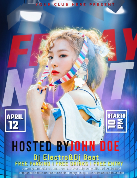 Bar Party Flyer Template | PosterMyWall