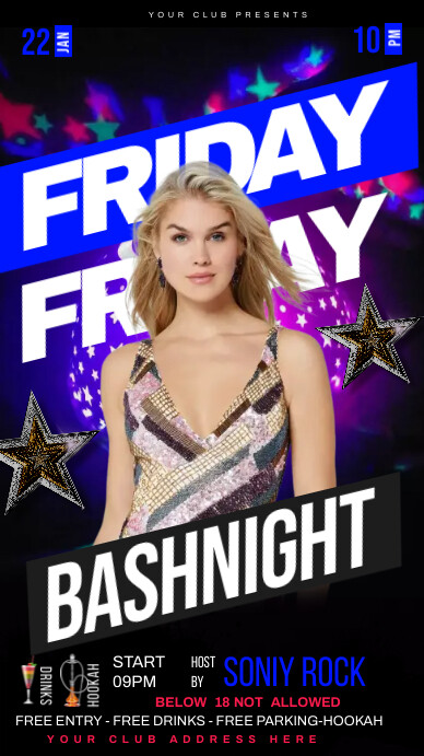 bar party poster Template | PosterMyWall