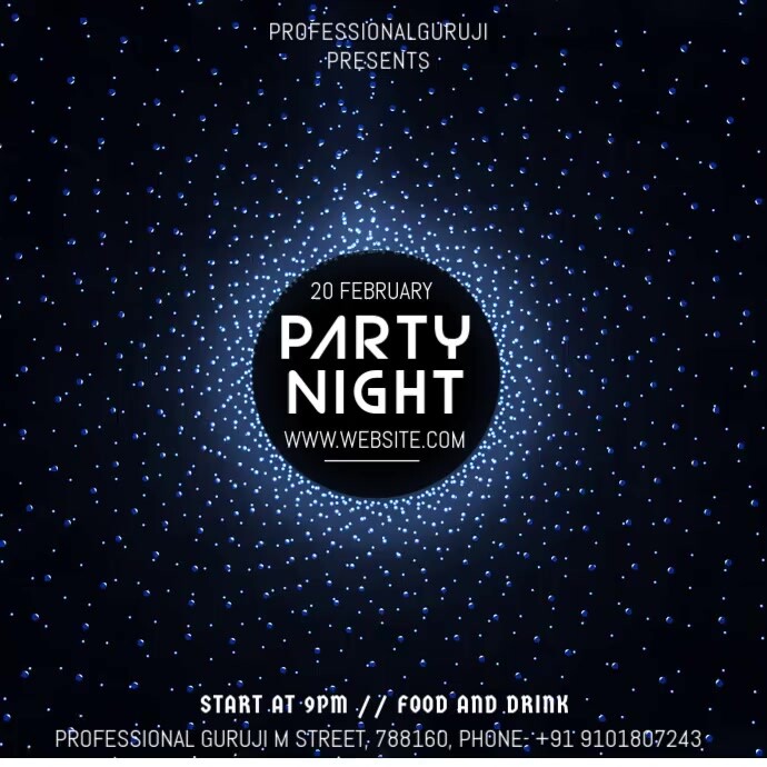 bar party poster Template | PosterMyWall