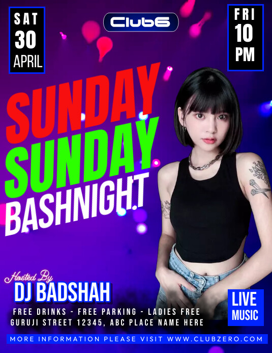 bar party poster Template | PosterMyWall