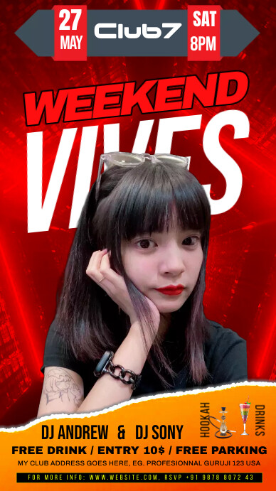 bar party poster Template | PosterMyWall