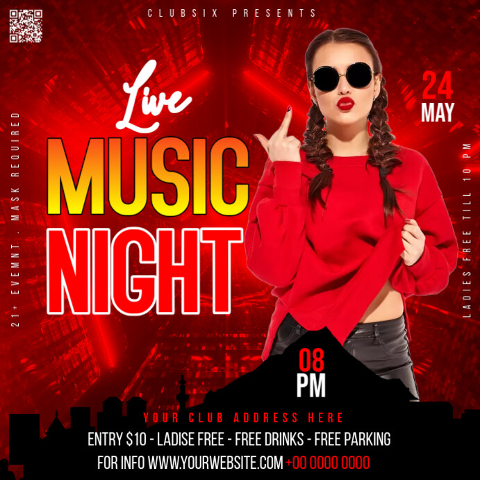 bar party poster Template | PosterMyWall