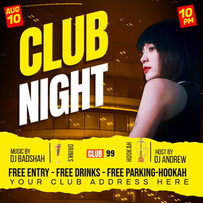 bar party poster Template | PosterMyWall