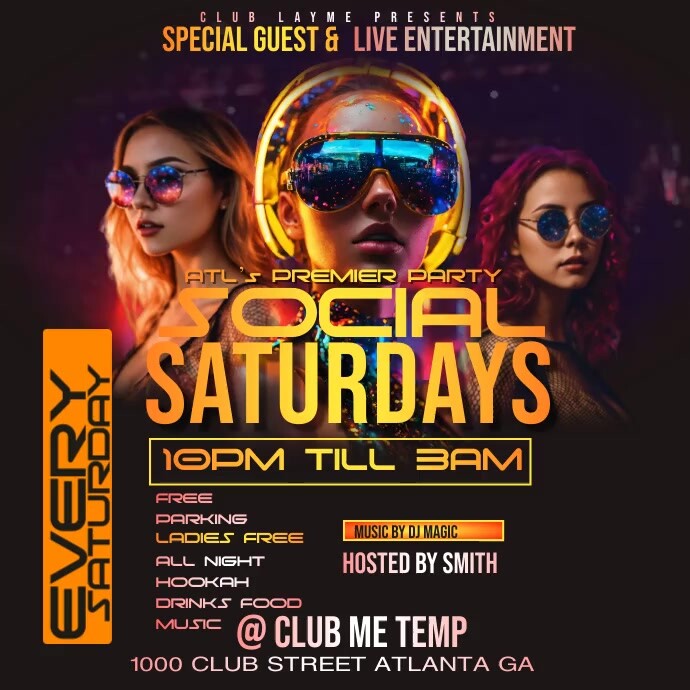 Bar Party Template | PosterMyWall