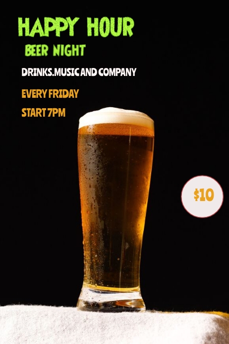 bar poster Template | PosterMyWall