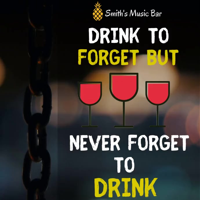 BAR POSTER Template | PosterMyWall