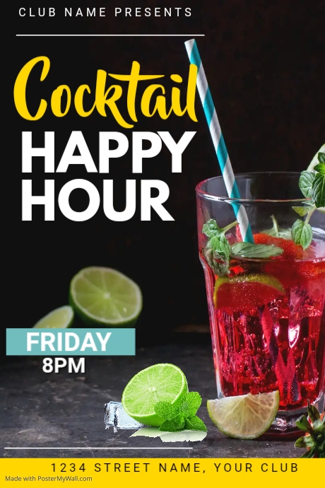 bar poster Template | PosterMyWall