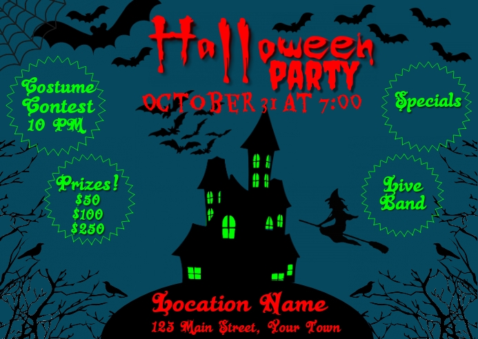Bar Pub Club Halloween Template | PosterMyWall