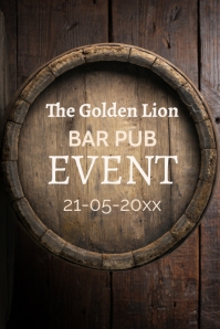 Bar Pub Event Ad Poster Template | PosterMyWall