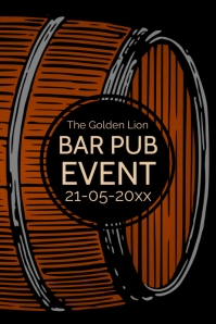 Bar Pub Event Ad Poster Template | PosterMyWall