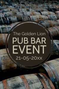 Bar Pub Event Ad Poster Template | PosterMyWall