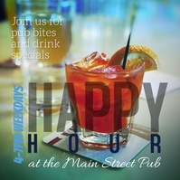 Happy Hour Instagram Template | PosterMyWall