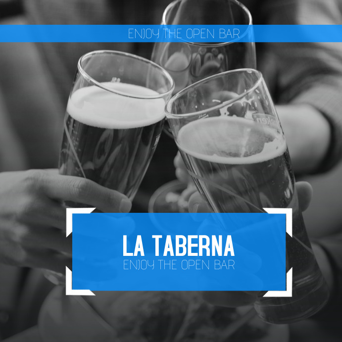 BAR PUB TABERNA 22 Template | PosterMyWall
