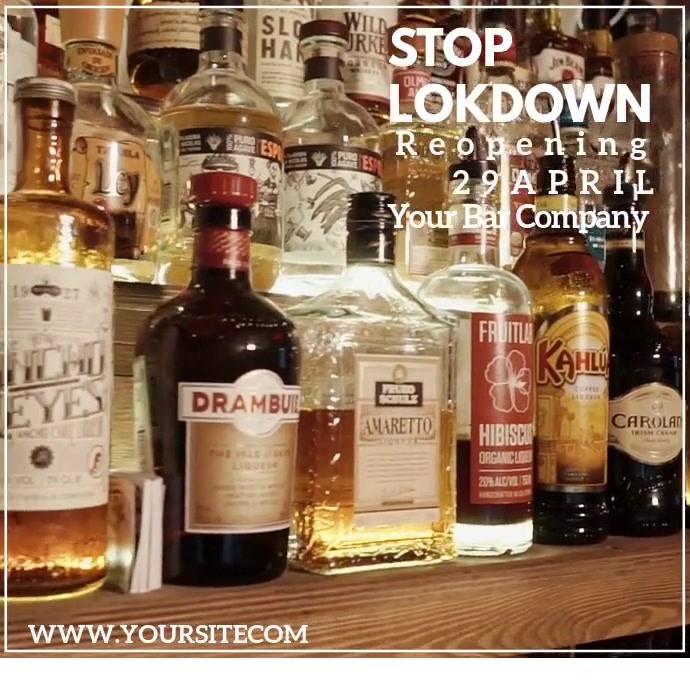 Plantilla de Reapertura de La Barra de | PosterMyWall