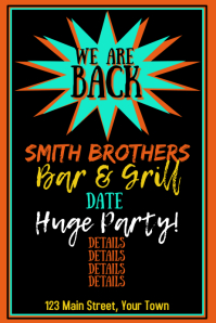 bar Template | PosterMyWall