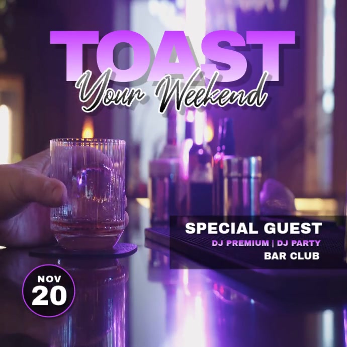 Plantilla de Bar Special Event Instagram Post | PosterMyWall