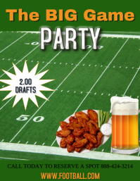 BAR SPORTS BAR FOOTBALL SUPER BOWL Template | PosterMyWall