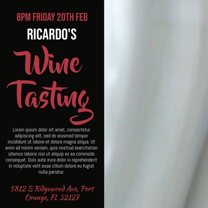 Bar Wine Promotion Video Template | PosterMyWall