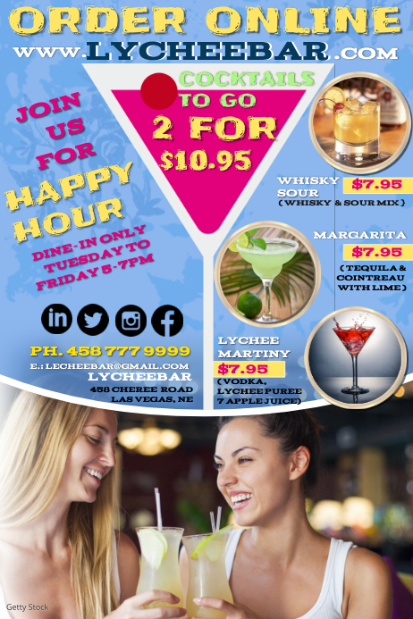 bar1 Template | PosterMyWall