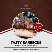 barbecue bbq menu restaurant sale flyer Template | PosterMyWall