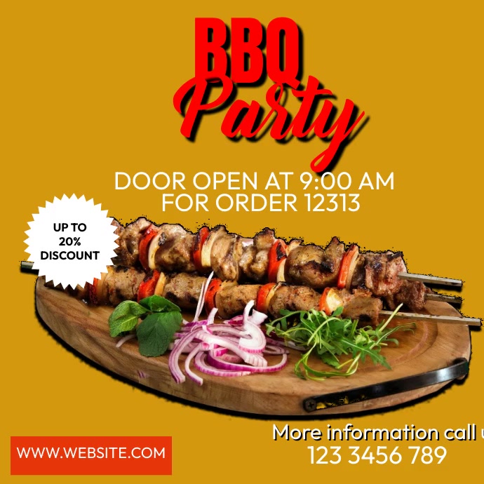 Barbecue Best Deals (1) Template | PosterMyWall