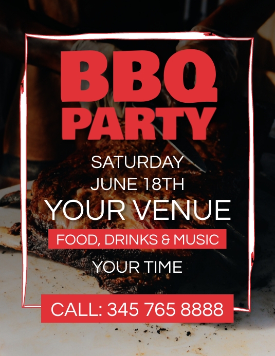 Barbecue Template | PosterMyWall