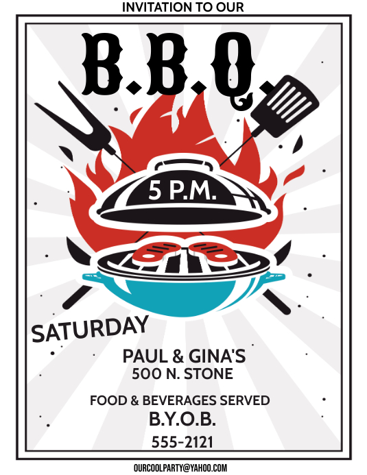 BARBECUE Template | PosterMyWall